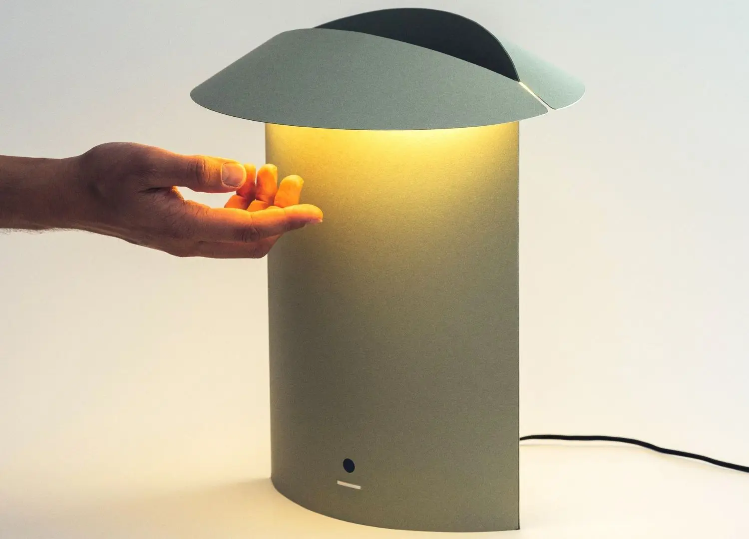 Accent Light is a minimalistic light fabricated from a paper ...
